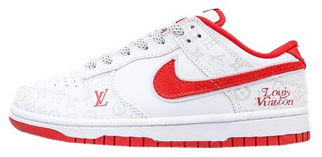 Купить Кроссовки Louis Vuitton x Nike Dunk Low "White/Red" по отличной ...