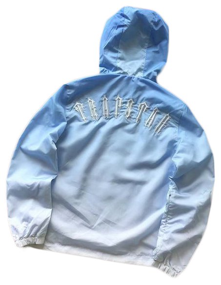 Купить Ветровка Trapstar Wide Embroidered Logo Back "White/Blue" по ...